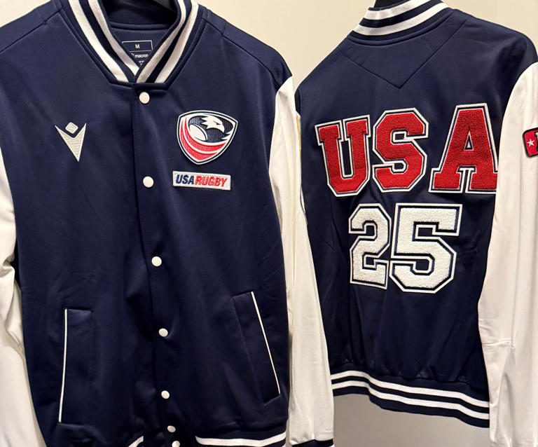 Local designer creates custom jackets for Team USA Rugby