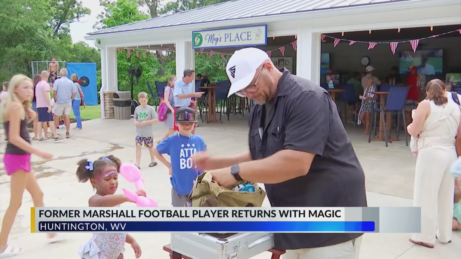 Former Marshall football player returns to home games this season with ...