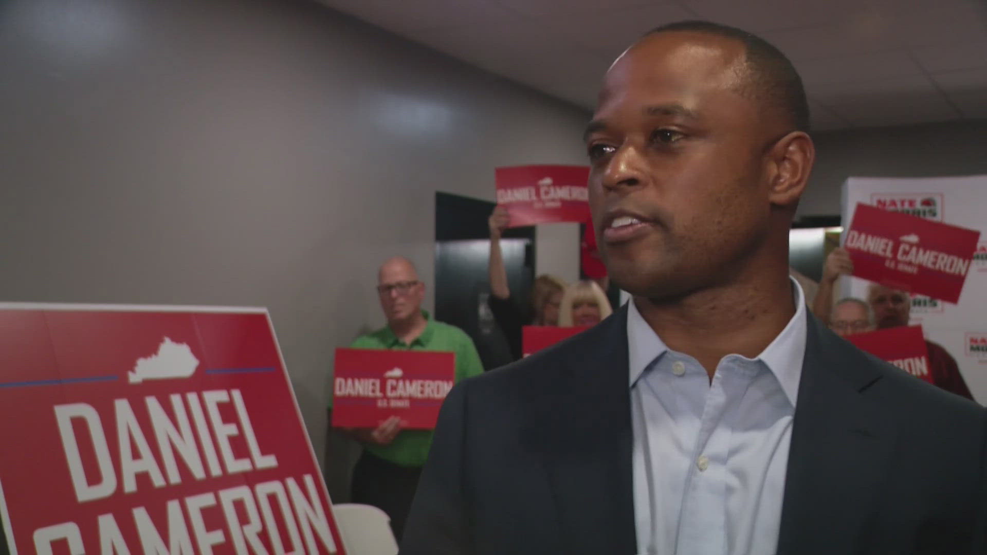 Daniel Cameron seeks support for Senate race at Fancy Farm