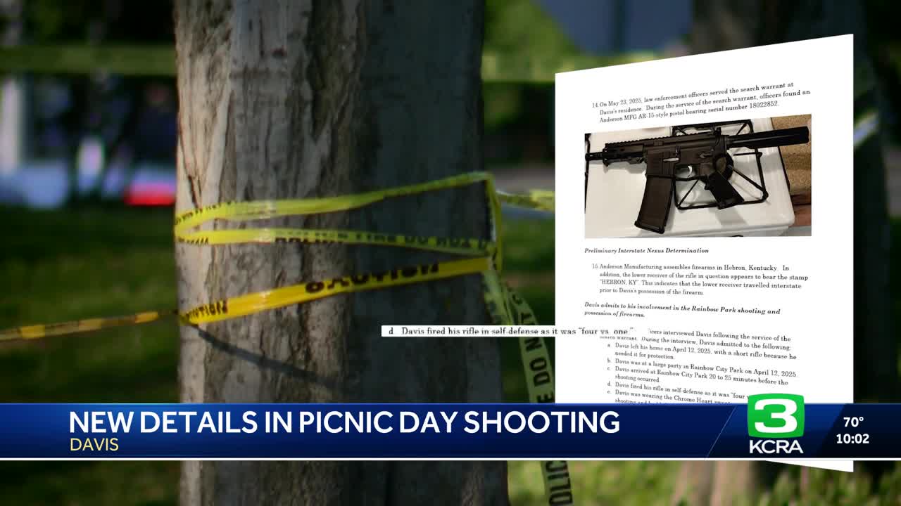 Suspected Davis Picnic Day shooter faces federal gun charge, DOJ says