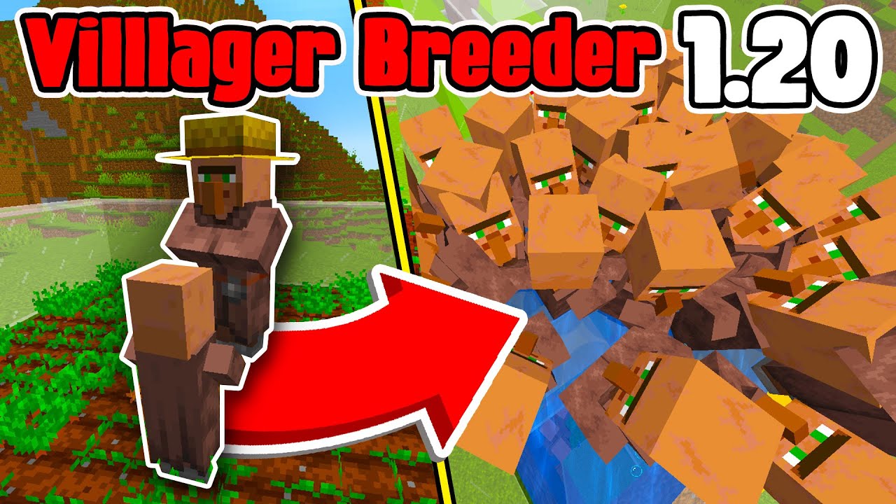 Easy Villager Breeder Farm – Minecraft 1.20+ (Java & Bedrock Edition)