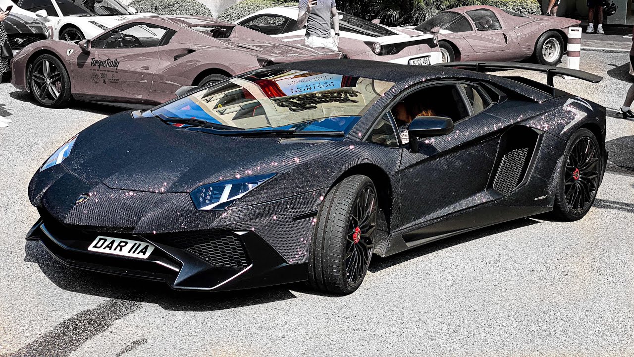 Lamborghini Aventador with Diamond-Covered Finish – Full Exterior Showcase