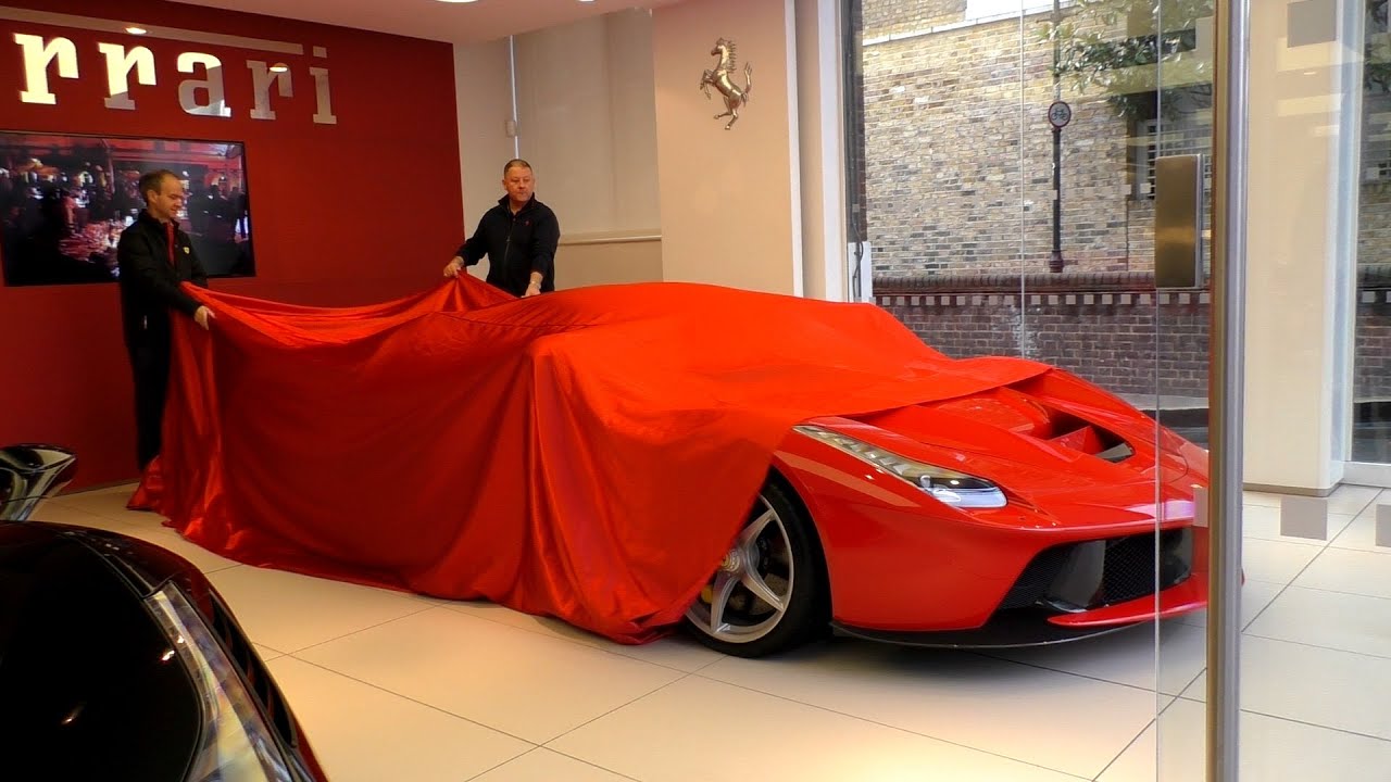 New $2.5 Million Ferrari LaFerrari Delivered in Central London