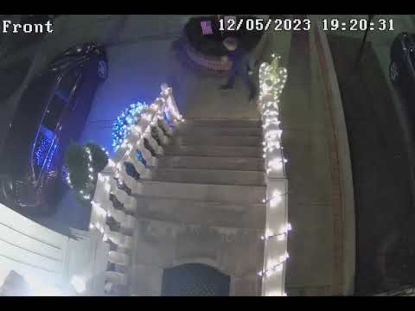 Man Trips and Falls Hard While Coming Down Stairs