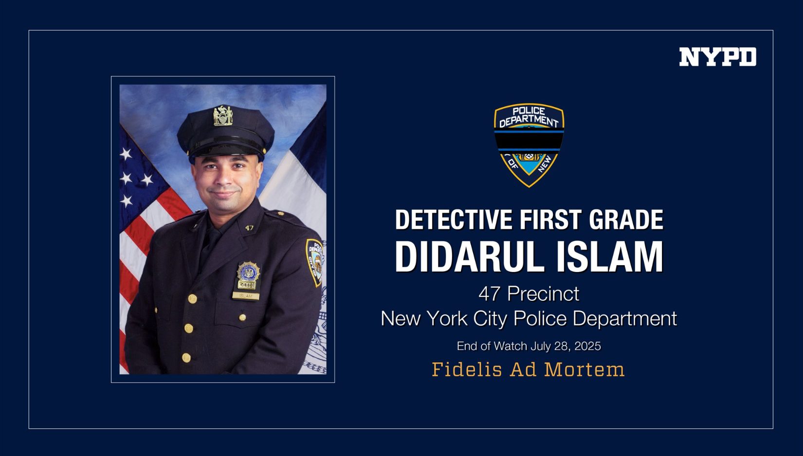 Thousands honor fallen Bangladeshi American NYPD Officer at funeral