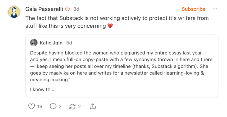 Substack's messy plagiarism scandal says a lot about the internet today