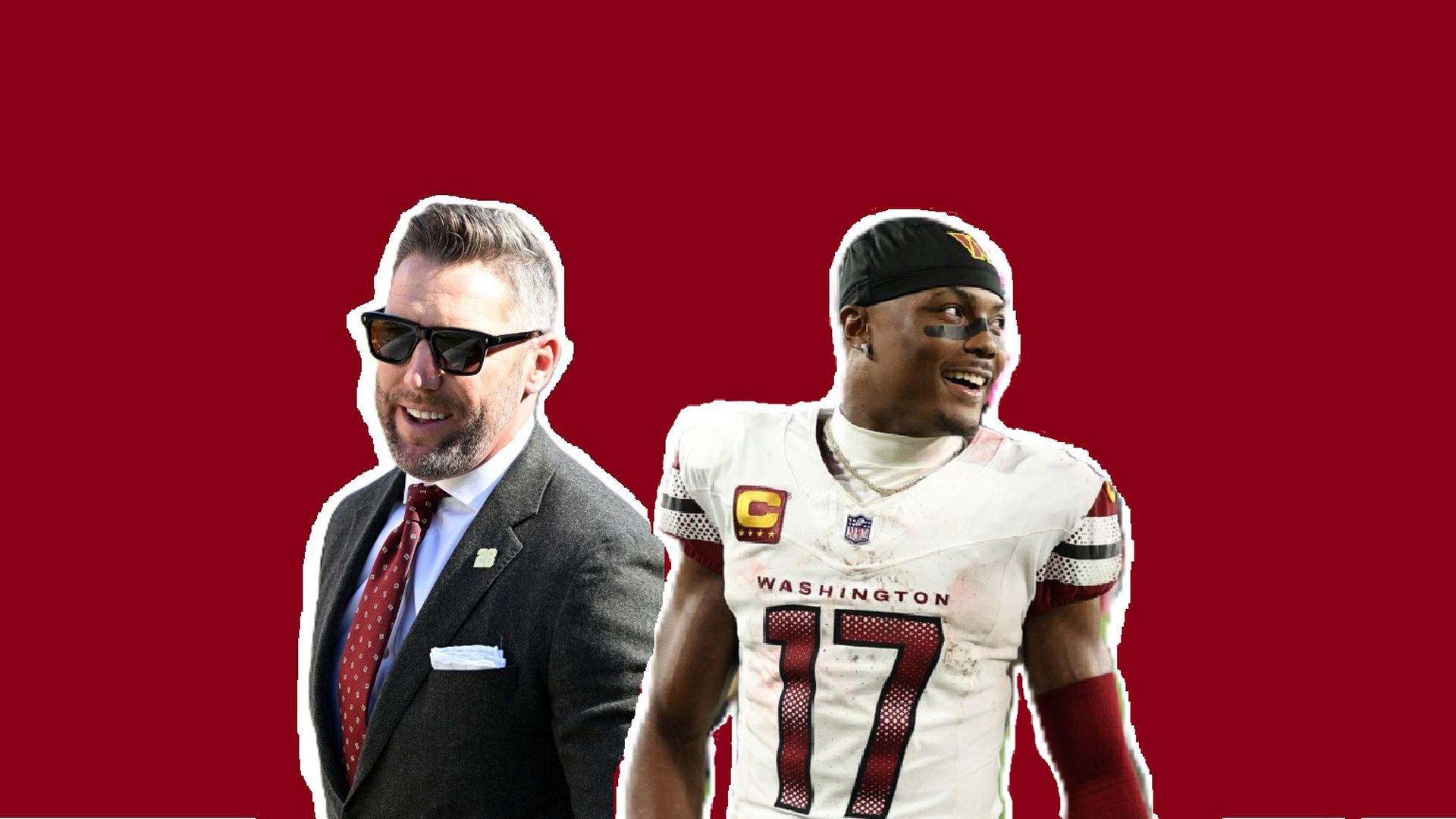 Commanders fans are torn between two popular personalities: GM Adam Peters and WR Terry McLaurin