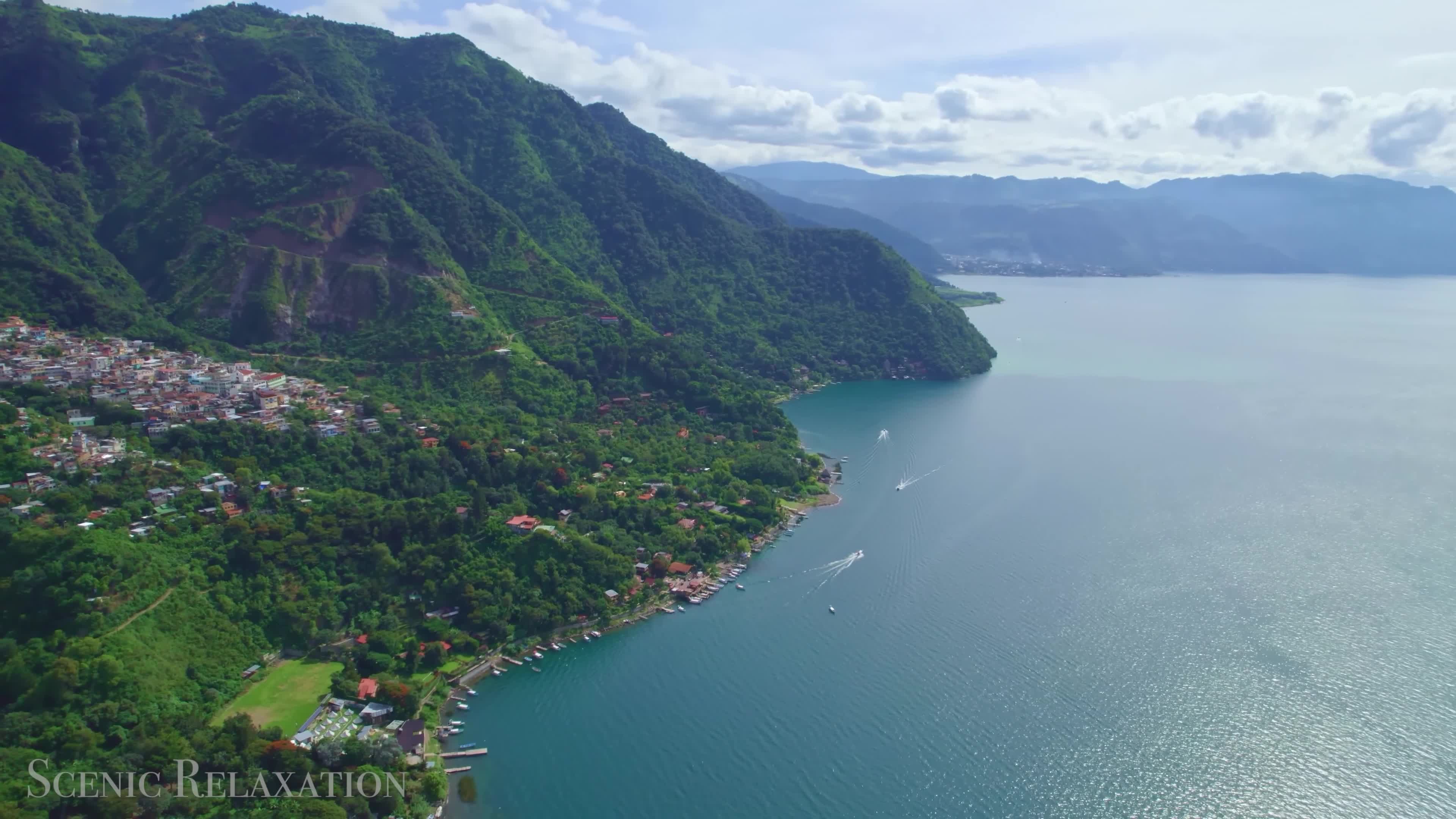 Guatemala Landscapes – Volcán de Fuego and Lake Atitlán in 4K