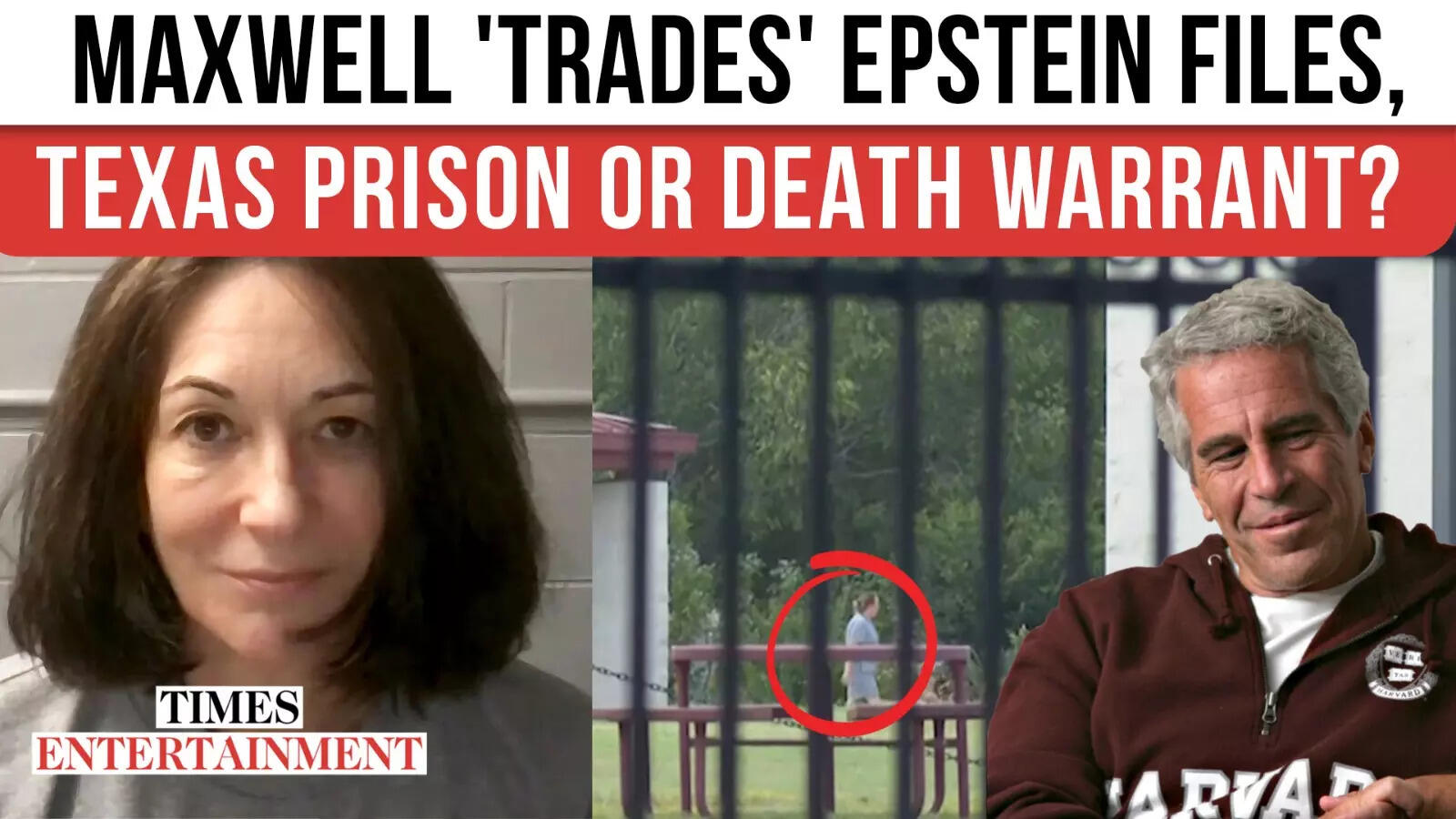 Maxwell Moved To Texas Prison; Internet Fears She'll 'Disappear' Like ...