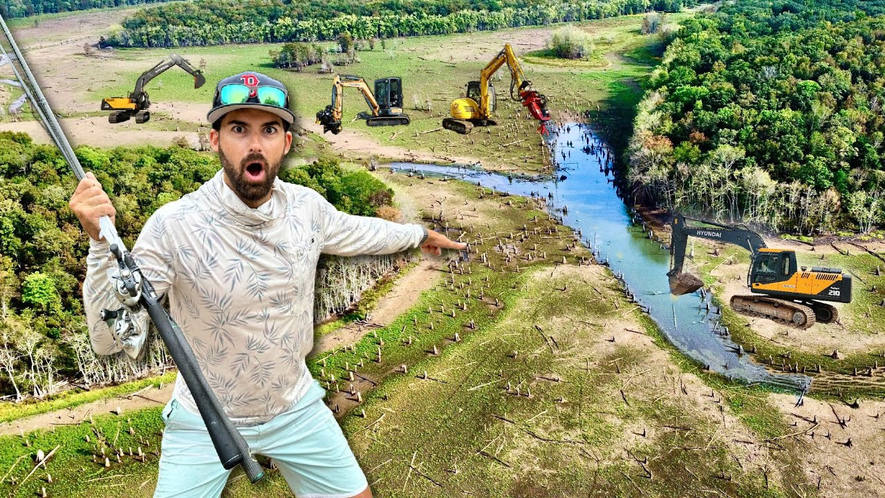 Dried up lake sees unexpected huge fish activity