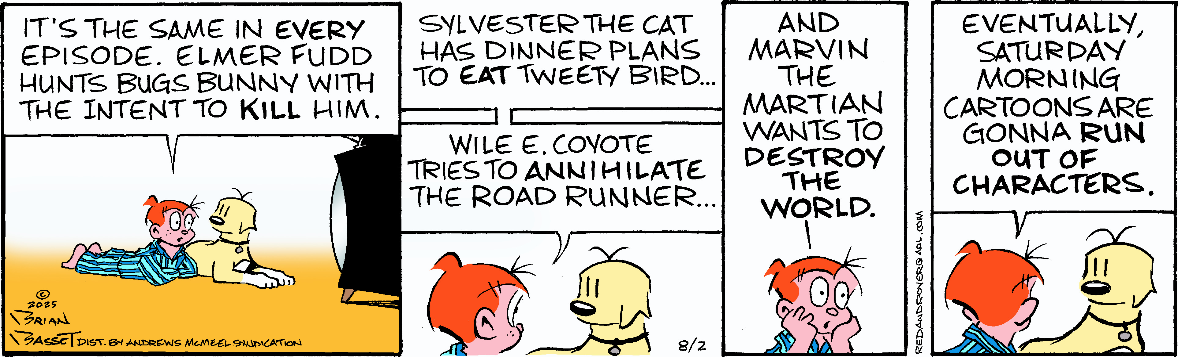 Red and Rover by Brian Basset