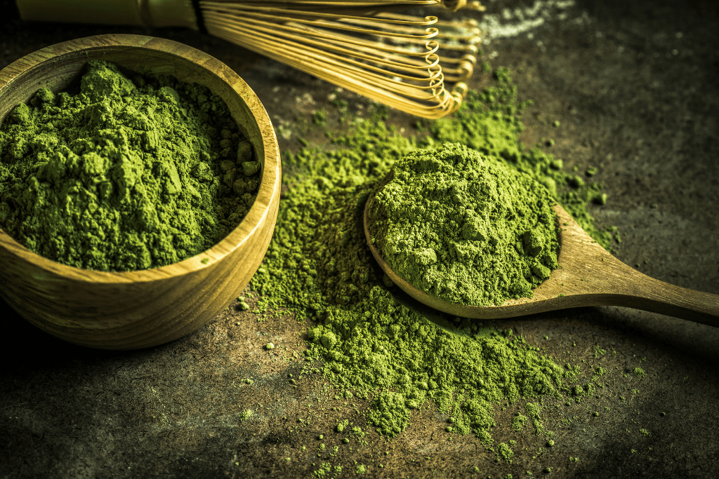 Homemade Matcha Green Tea Ice Cream