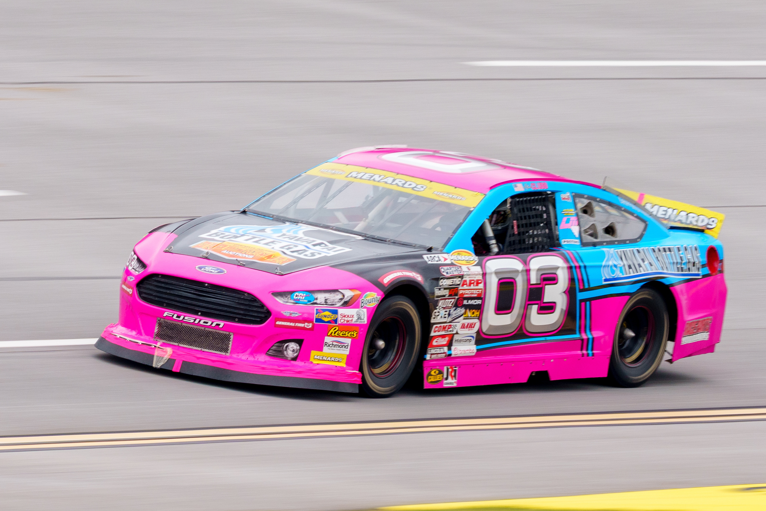 ARCA team's trailer flips, equipment damaged in crash on I-80