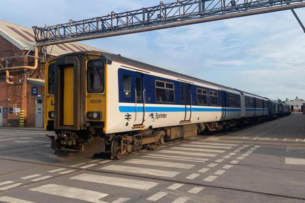 Class 150 Sprinter joins Watercress Line in heritage railway first