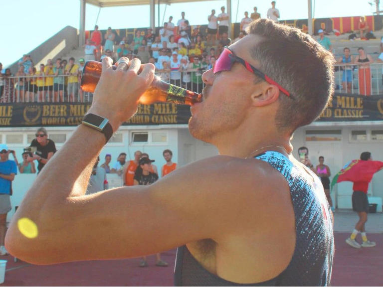 Windsor's beer mile champ breaks own world record in Portugal