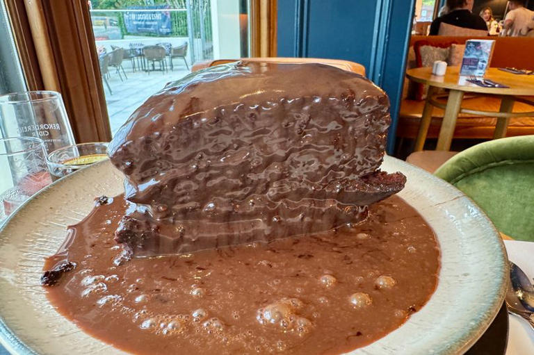 I tried The Bruce cake from Matilda and it was definitely a lot