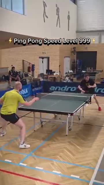 Watch These Ping Pong Players Take Speed to the Extreme