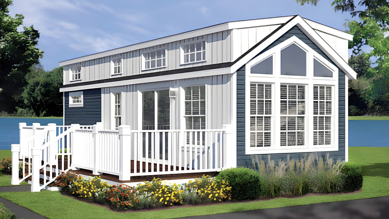 "Shore Park 1969SL" by Skyline Champion | 1 Bed, 1 Bath Prefab House Tour