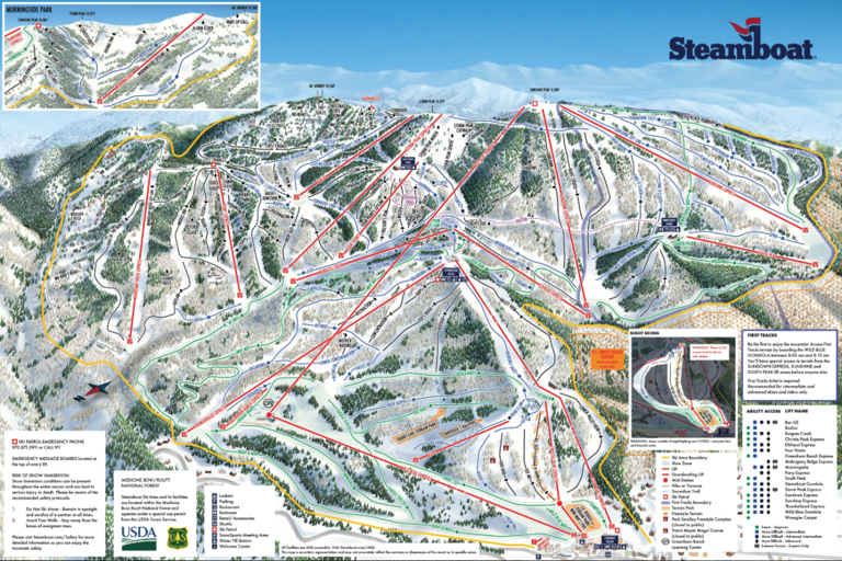 Steamboat Trail Map Breakdown: The Best Runs, Lifts, and Lodges