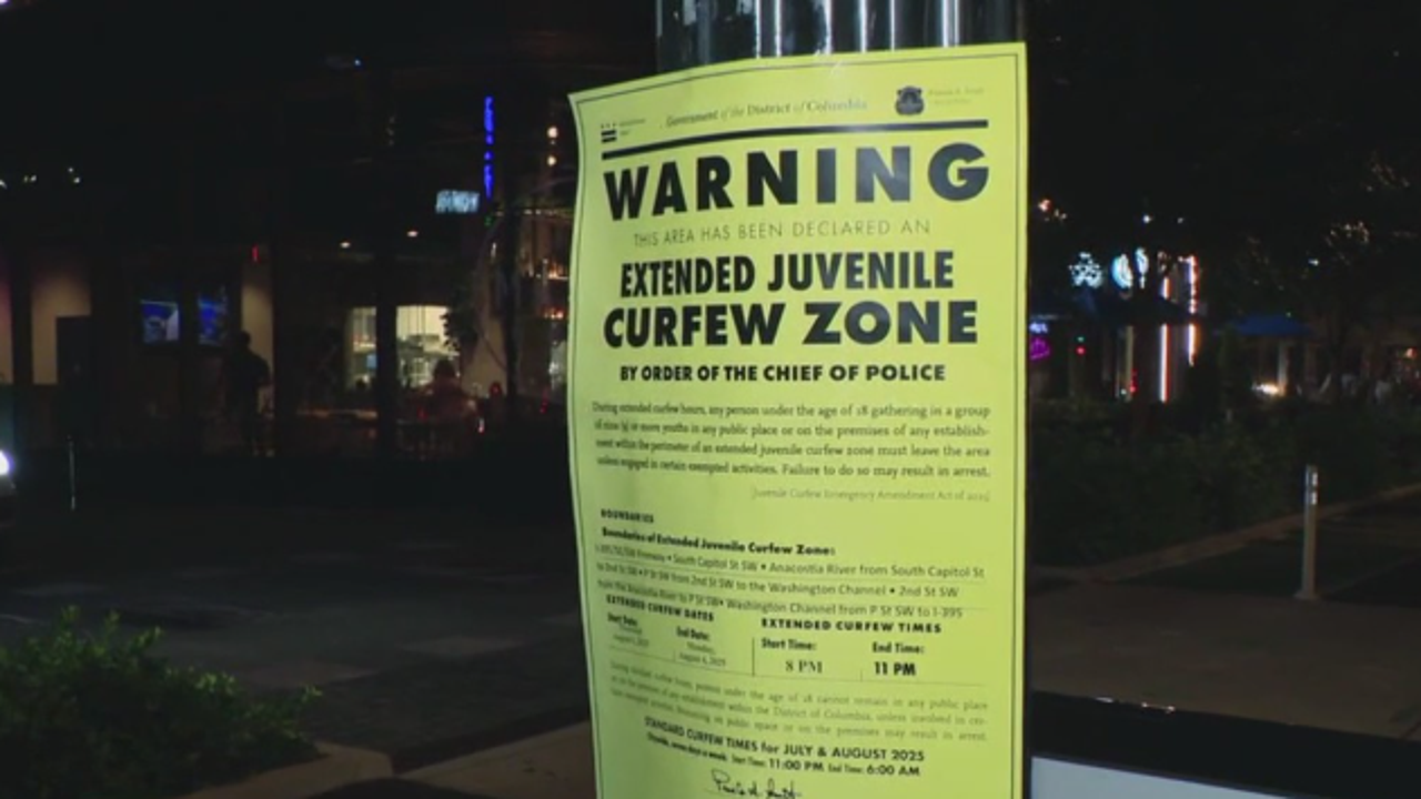 DC police announce Navy Yard juvenile curfew zone starting Friday amid ...