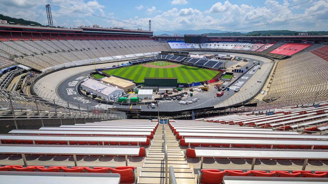 How MLB turned a giant NASCAR stadium into a baseball field