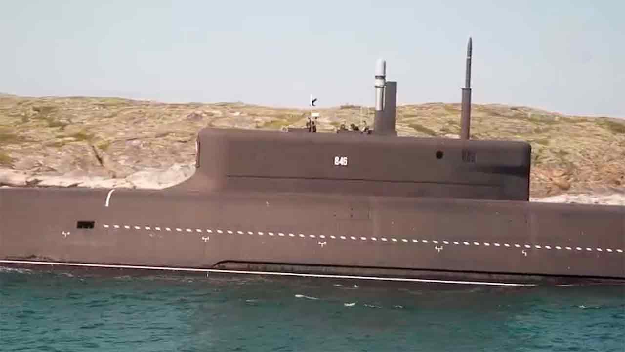 Video: Russland stellt neues strategisches Atom-U-Boot Knyaz Pozharsky ...