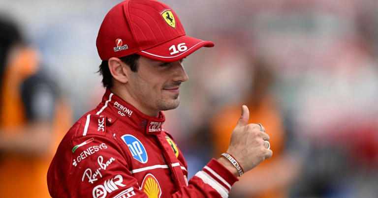 What’s better than one Leclerc in a Ferrari?