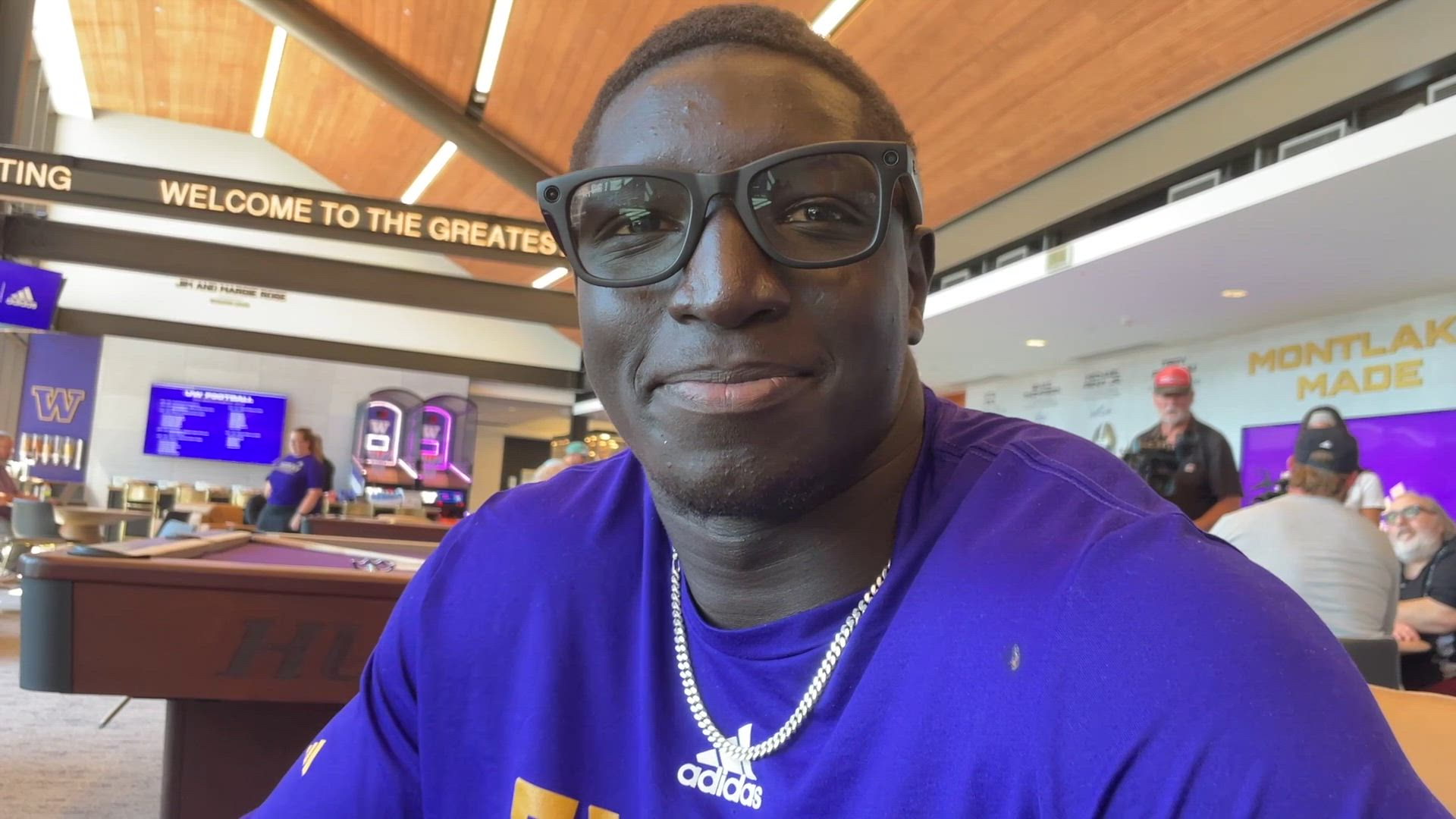 Adam Mohammed Patiently Waits His Husky Turn