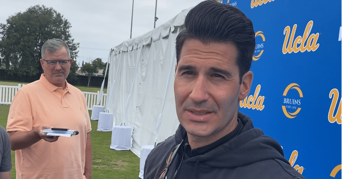 WATCH: UCLA OC Tino Sunseri gives early fall camp assessment