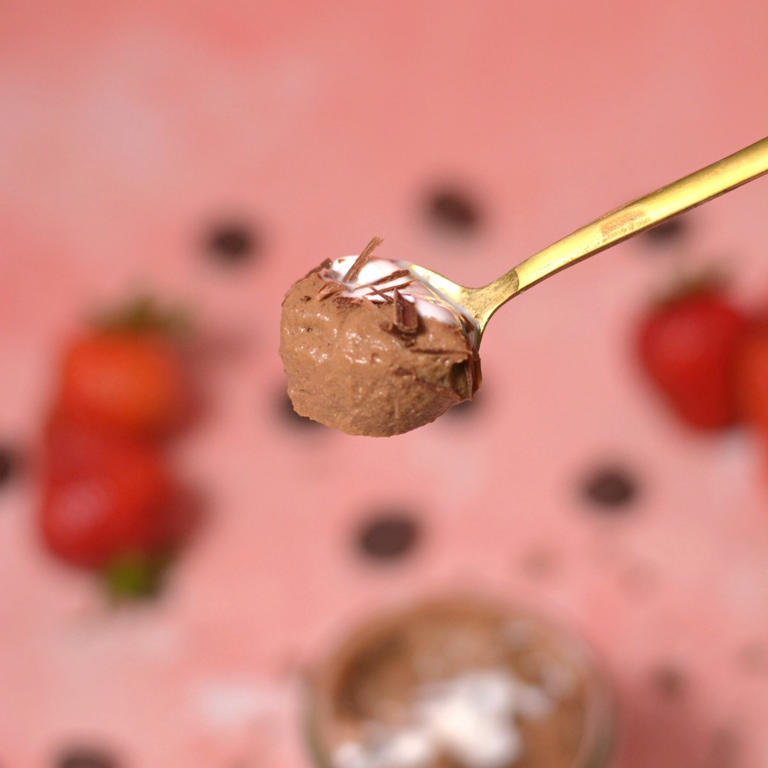 Protein Chocolate Mousse (15g Protein Without Powder)