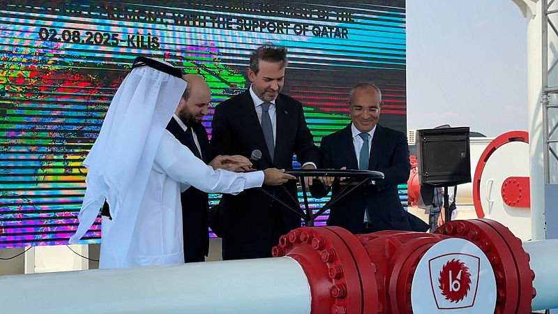 Kilis-Aleppo natural gas pipeline opened: Gas flow from Turkey to Syria ...