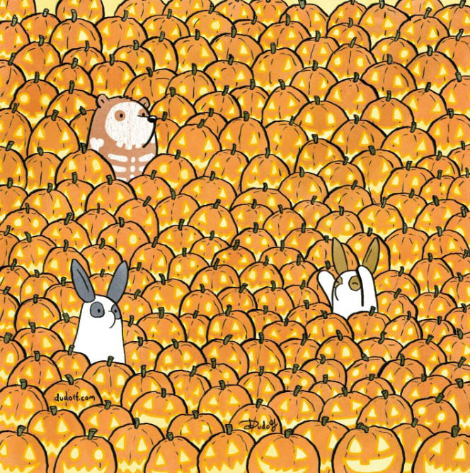 Can You Outsmart This Visual Puzzle? Find the Sneaky Uncarved Pumpkins ...