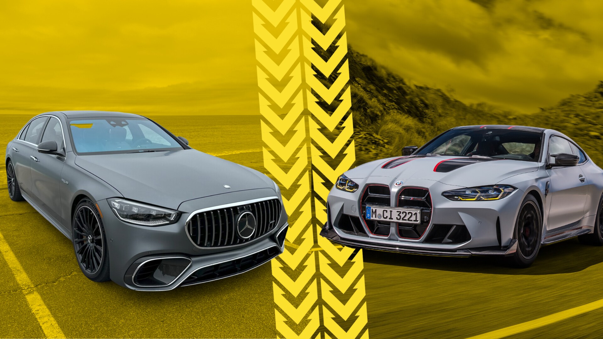 Mercedes-AMG S 63 E vs BMW M4 CSL, Luxus Hybrid trifft auf Rennstrecken ...