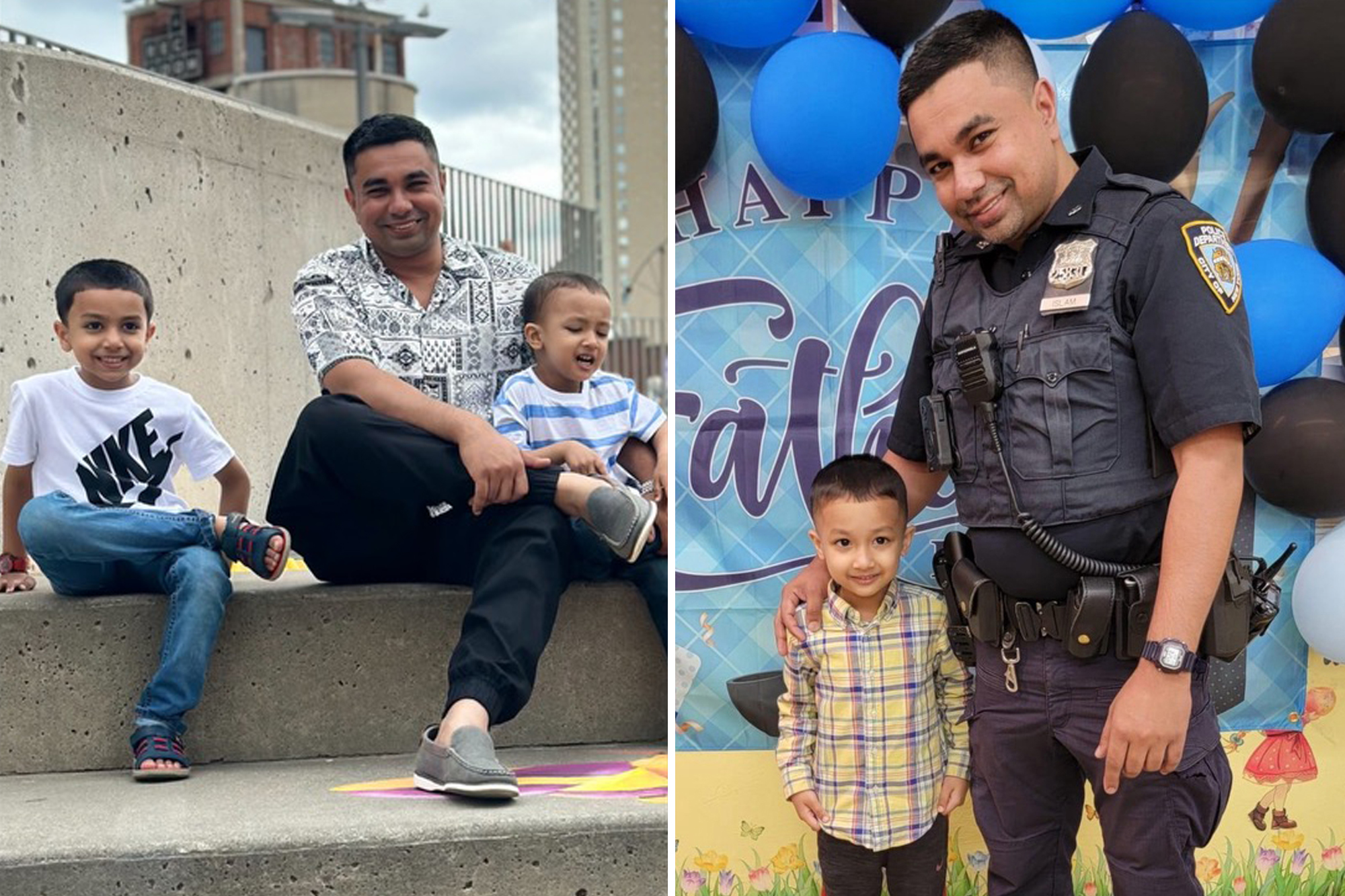 Sons of Didarul Islam, cop killed in Park Ave. massacre, idolized their father: ‘Beaming with pride’