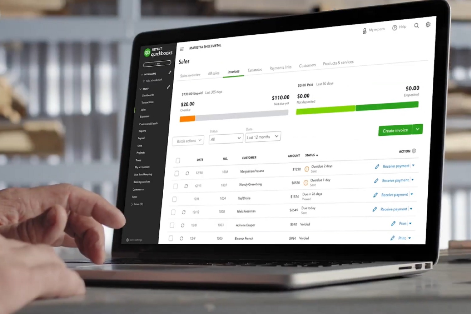Manage your business better with Intuit QuickBooks Online — sign up now ...