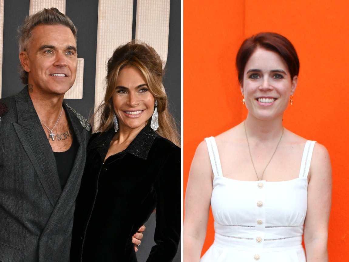 Robbie Williams and Wife Ayda: Vacation Selfie with Princess Eugenie