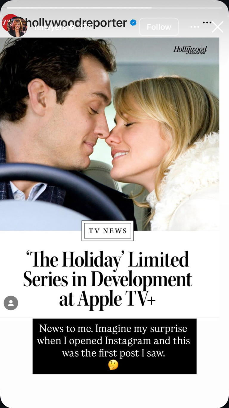 Nancy Meyers reacts to ‘The Holiday’ series at Apple TV+: ‘News to me’