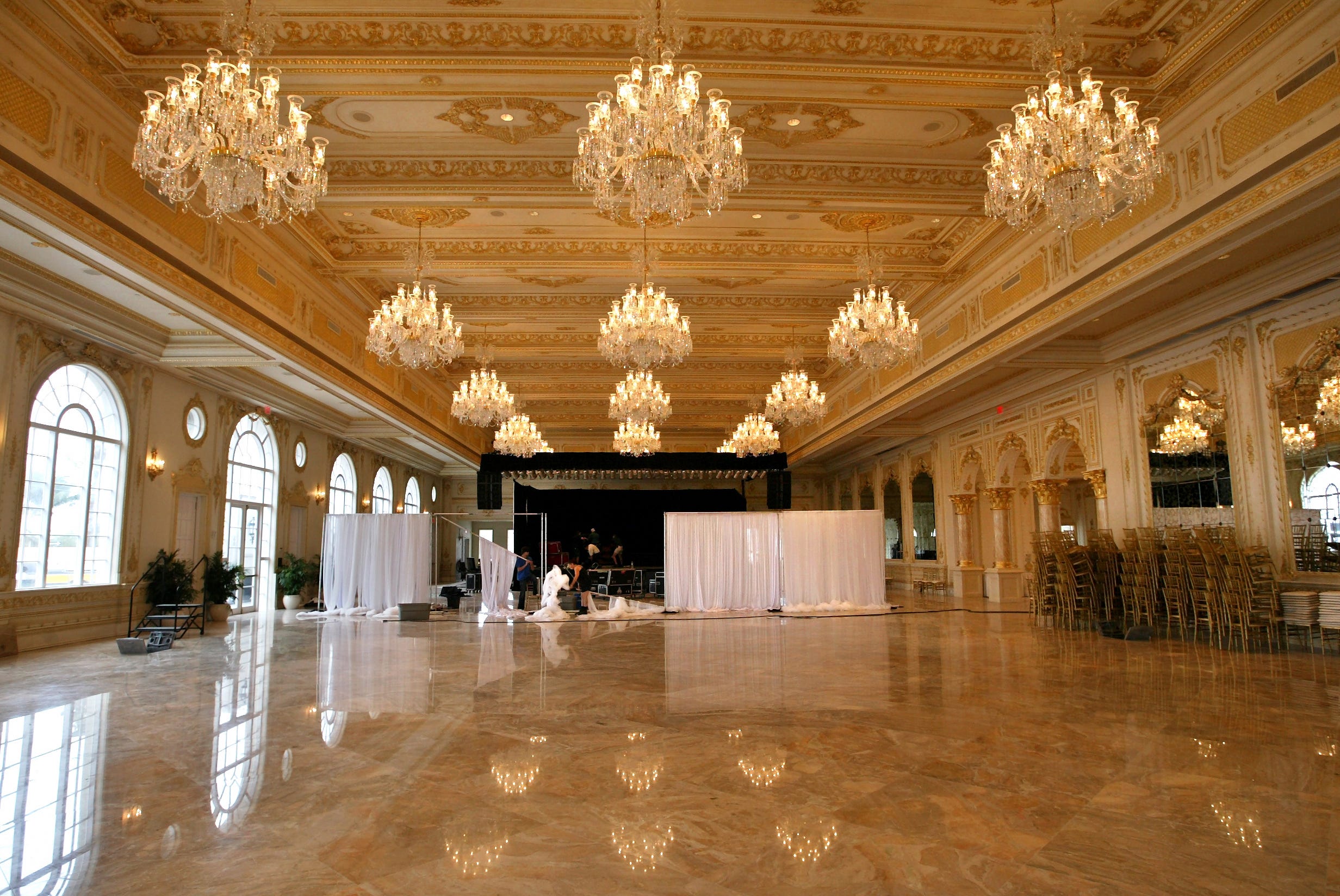 Trump White House ballroom: A look back at Grand Ballroom Trump built ...