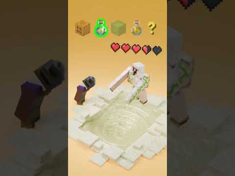 Minecraft Mobs Save Iron Golem in Desert Satisfying 3D Fluid and Cloth ...