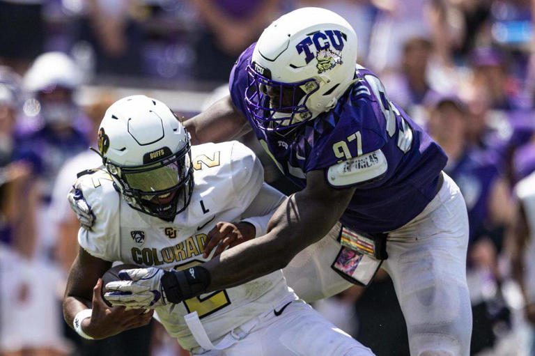 TCU defensive end Paul Oyewale grateful to be back healthy and practicing