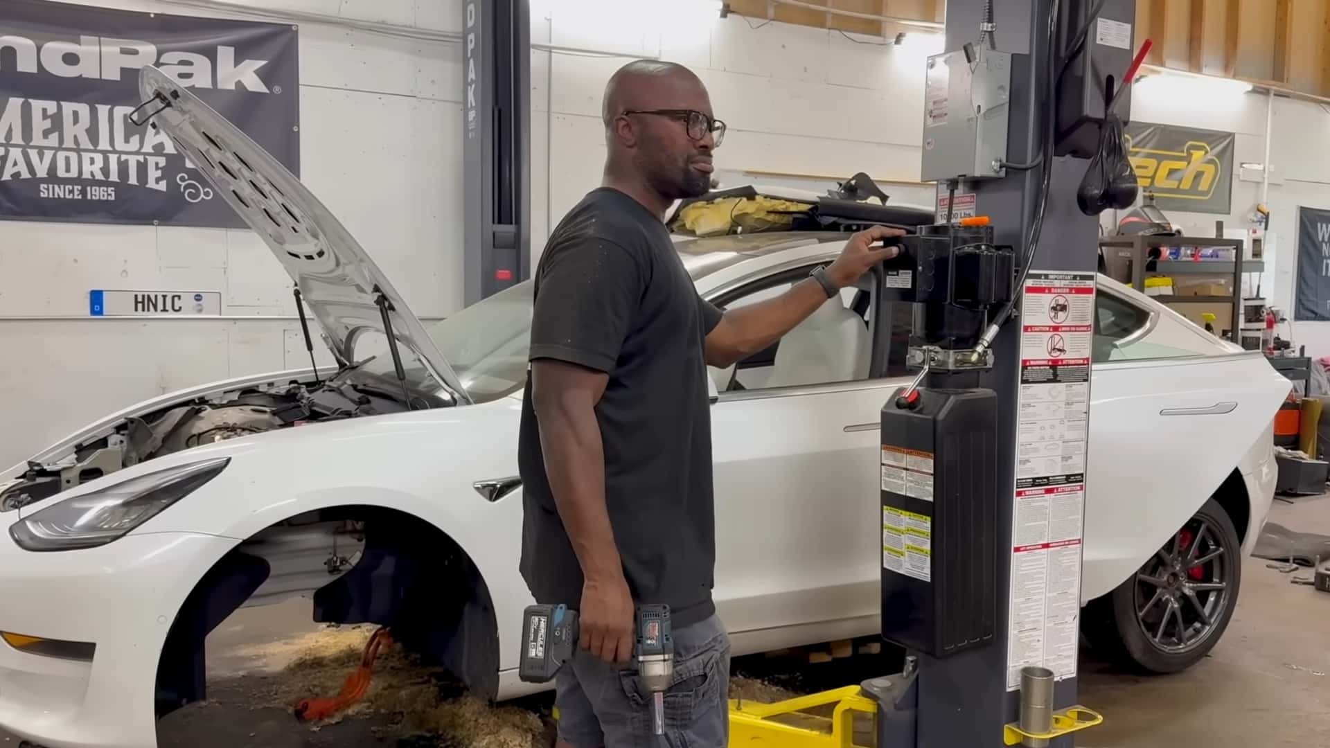 YouTuber Swaps A Dead, Base Tesla Model 3 Into An AWD Performance EV