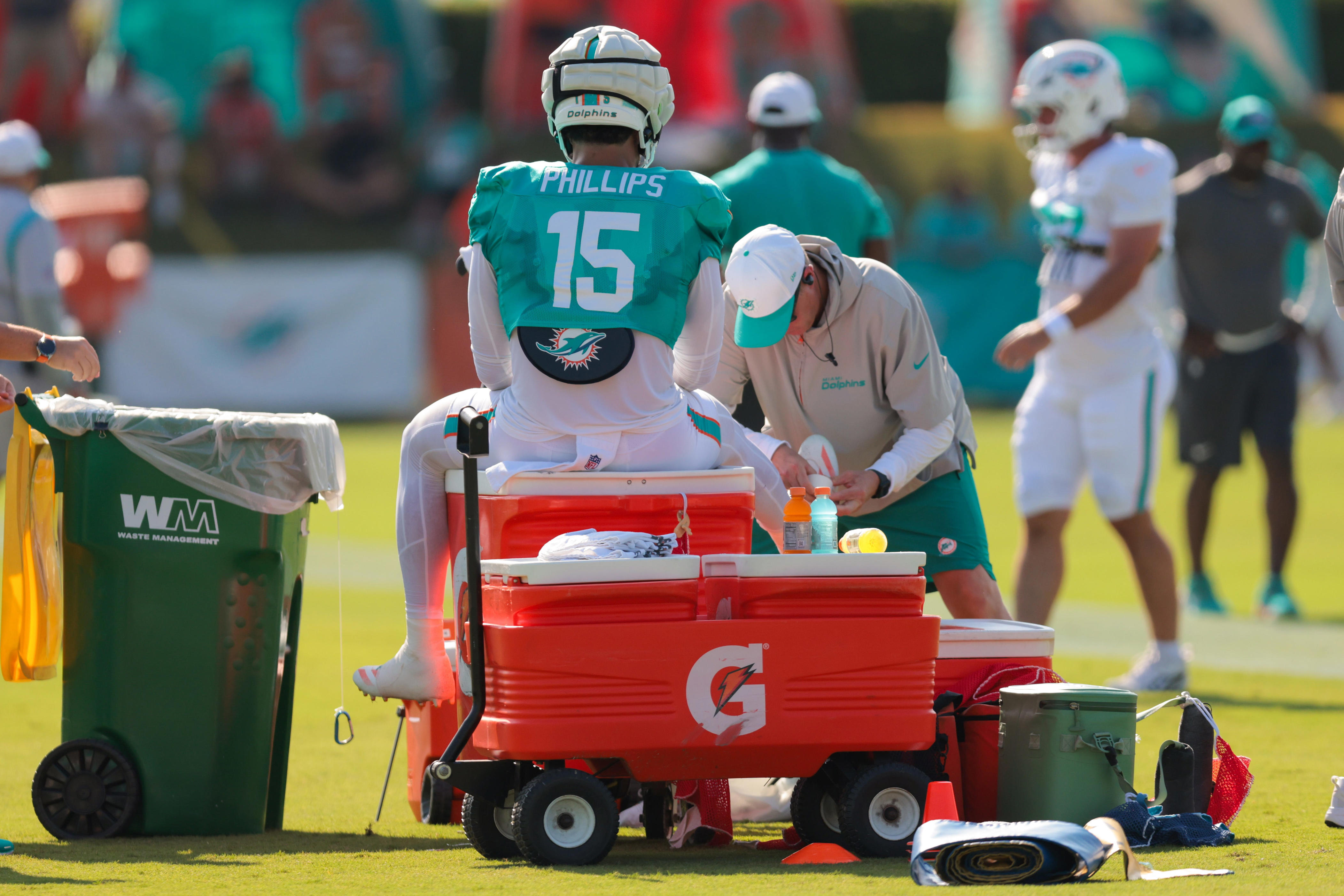 More training camp injuries add up for Dolphins on Saturday