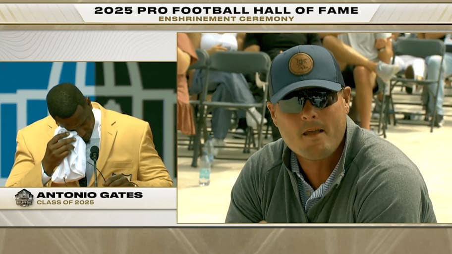 Antonio Gates Had Emotional Message for Phillip Rivers in Hall of Fame ...