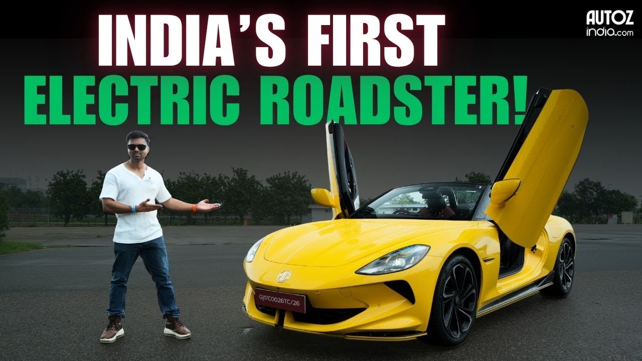 MG Cyberster First Drive Review: India’s First Electric Roadster Tested ...