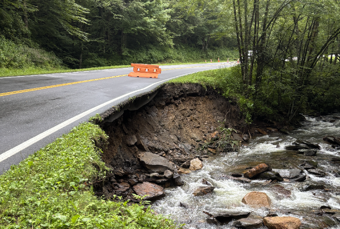 Newfound Gap Road closed until further notice after heavy rain in the ...