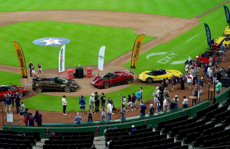 Houston Astros' Daikin Park hosts first indoor car show at MLB stadium ...