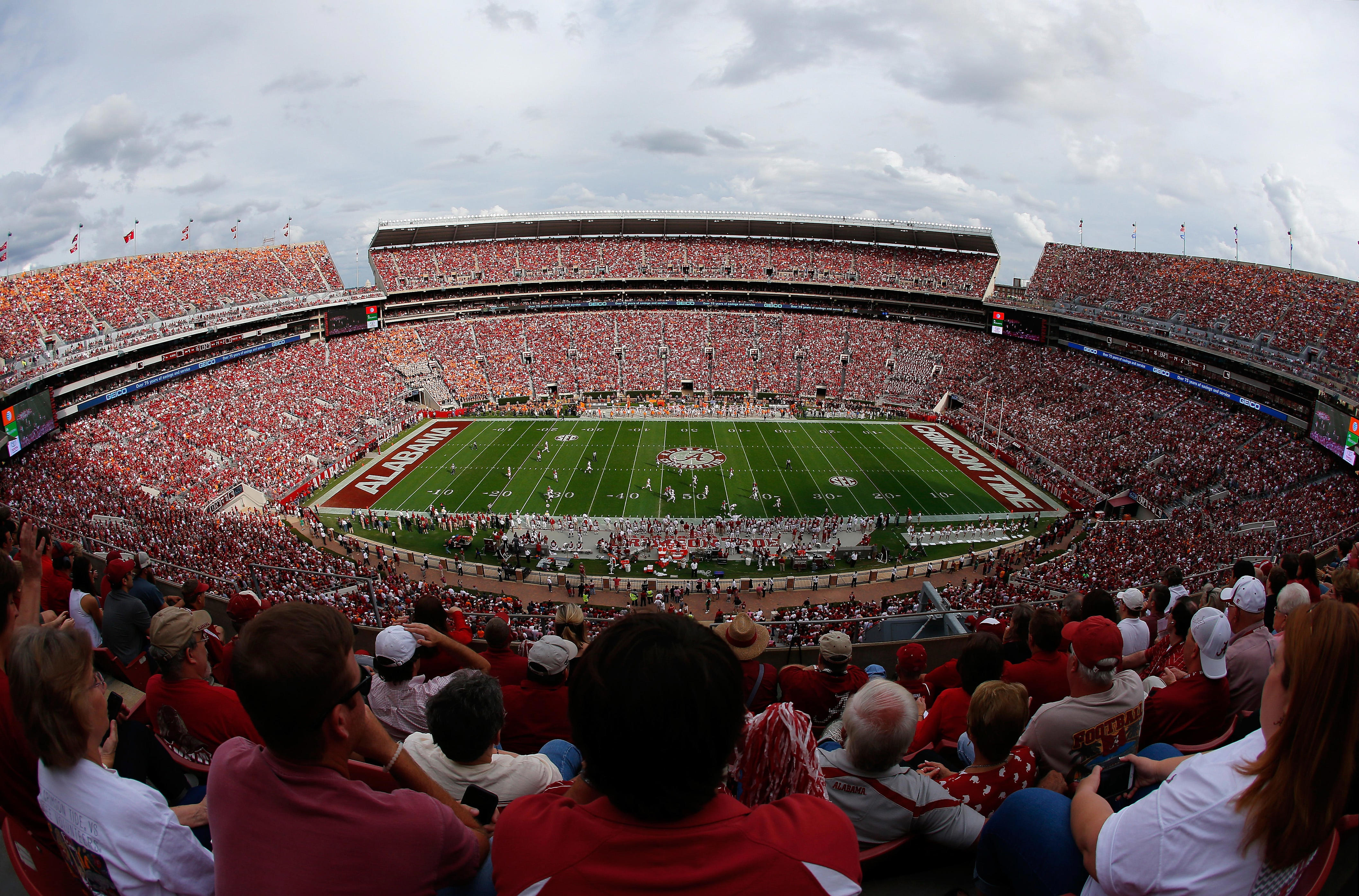 SEC football stadium rankings by Google, Yelp and Tripadvisor reviews