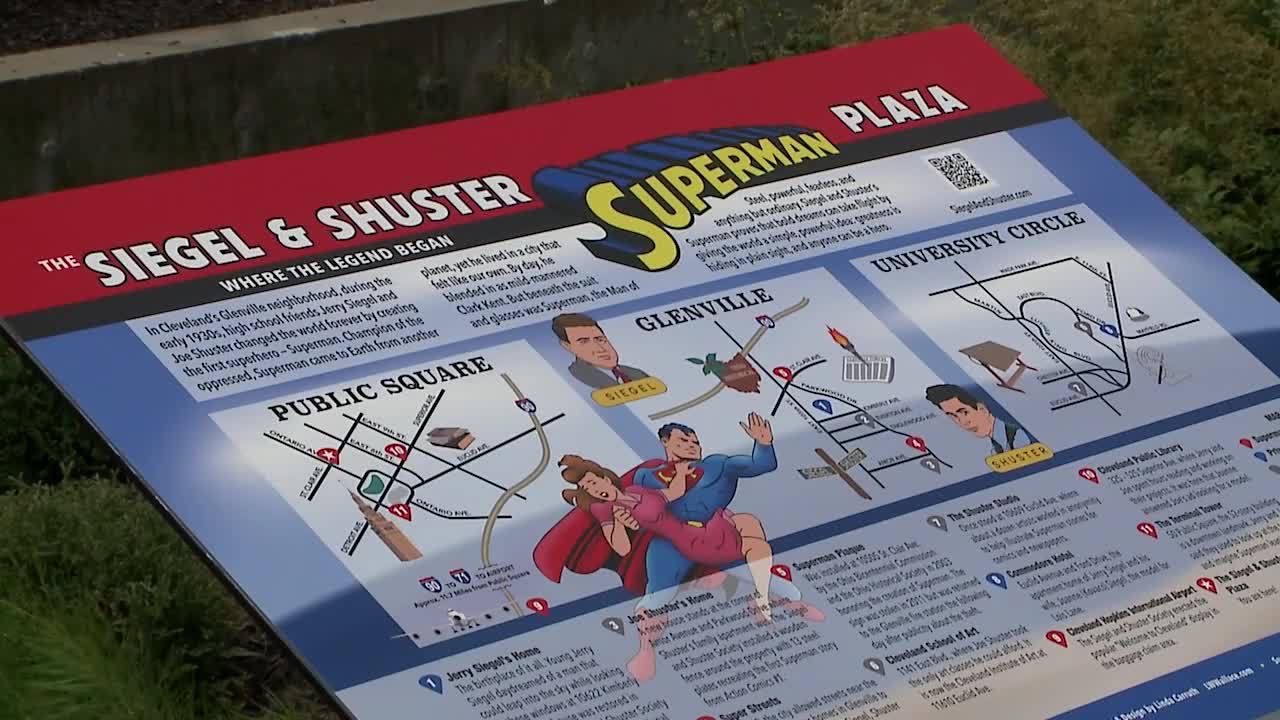 Superman statue unveiled in downtown Cleveland