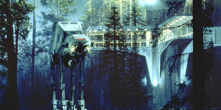 Star Wars Built A Life-Size Imperial Walker For The Mandalorian And Grogu