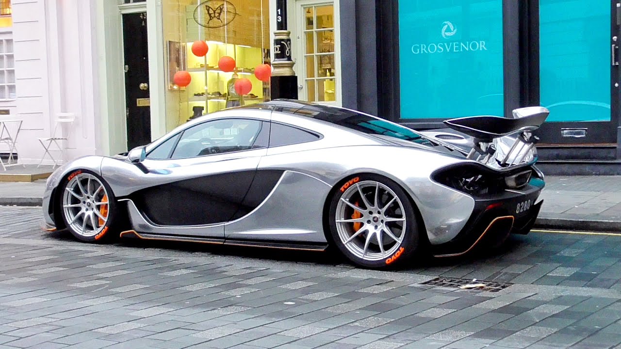 Liquid Silver McLaren P1 Valued at $2 Million in Central London